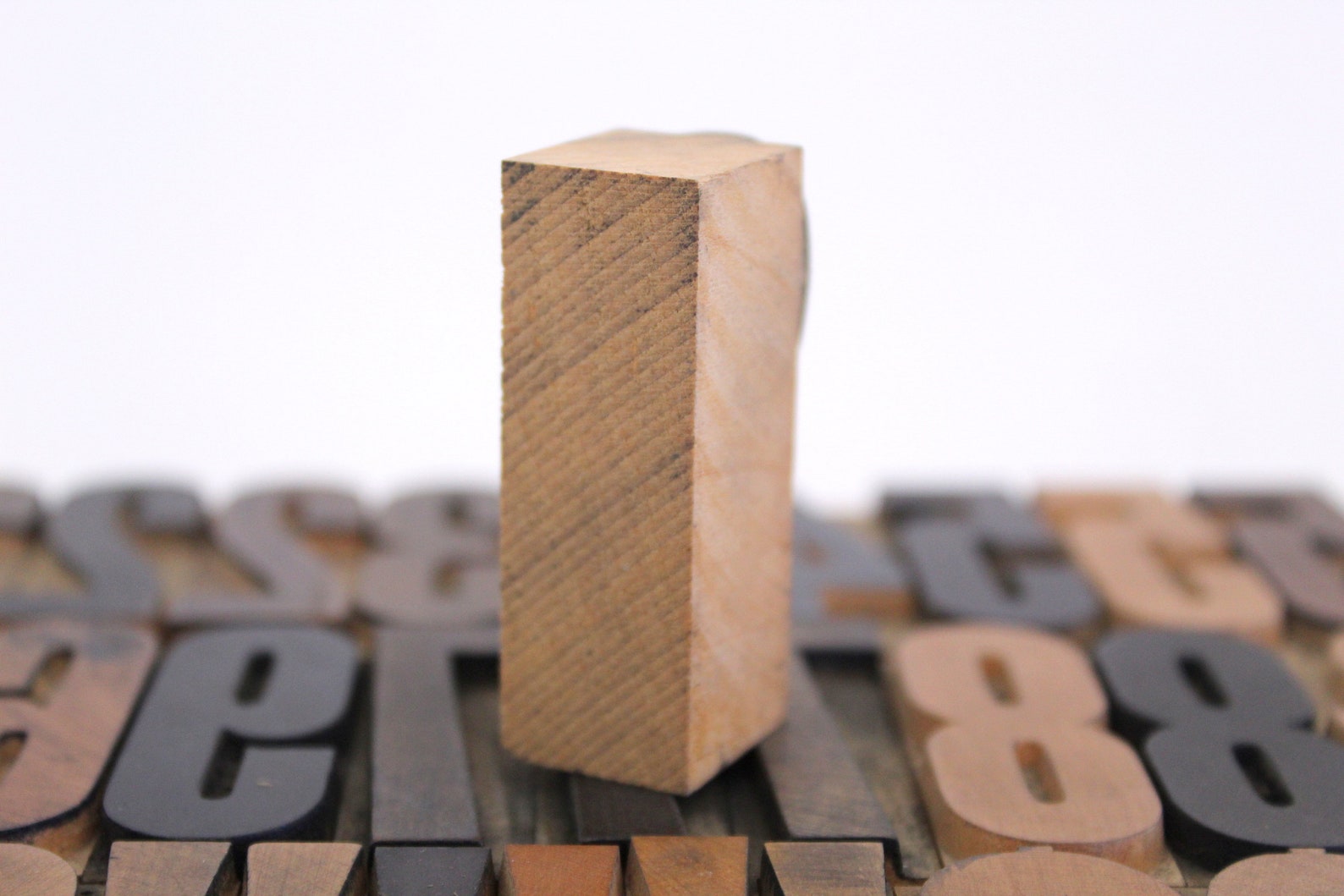 Wood Letterpress Numbers and Punctuation Marks. 2 Wood | Etsy