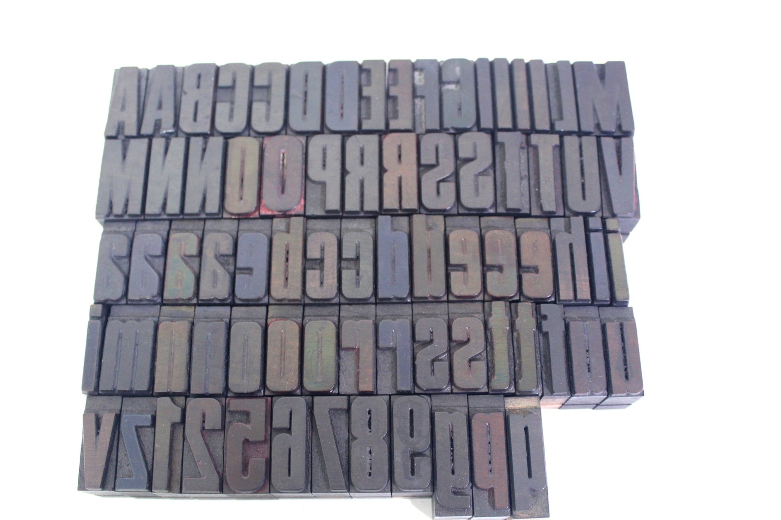 Wood Letterpress Printing Blocks. 1 Lowercase Letters - Etsy