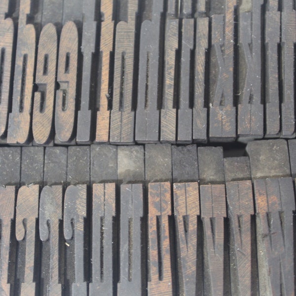 Letterpress Style - Etsy