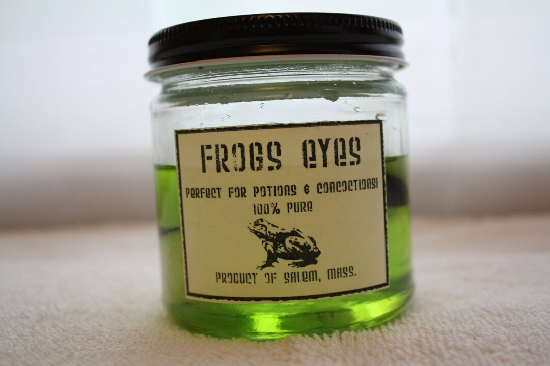 Glass Jar of "frogs Eyes" Halloween Decoration/prop Faux/fake ...