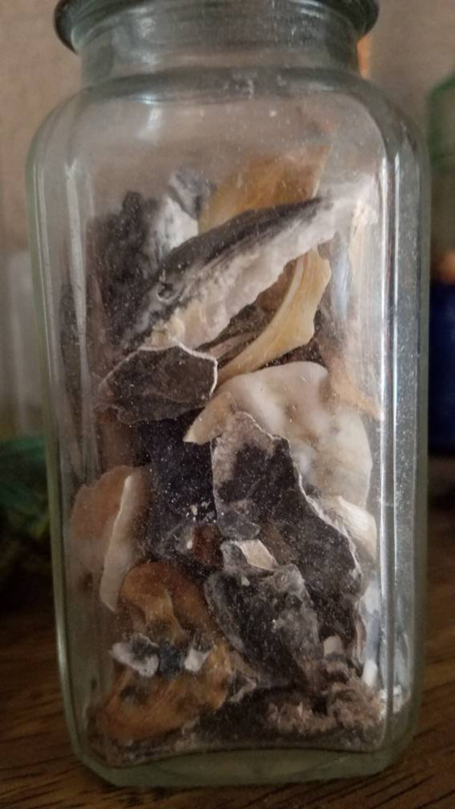 Ogre Toenail Clippings. Apothecary Glass Jar. Halloween Decor. - Etsy