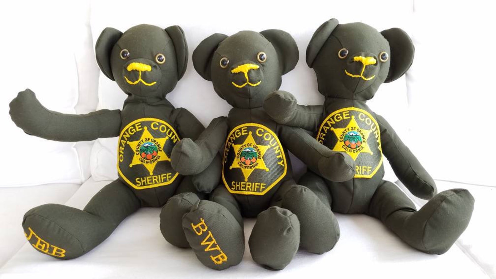 Hero Bear Sympathy Bear Memory Bear Keepsake Made From - Etsy