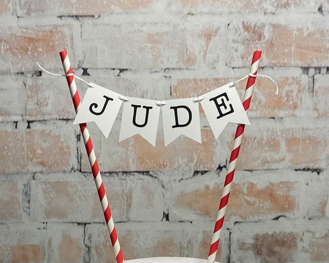 Custom NAME Cake Banner Topper. Personalized Cake Banner. Name Cake ...