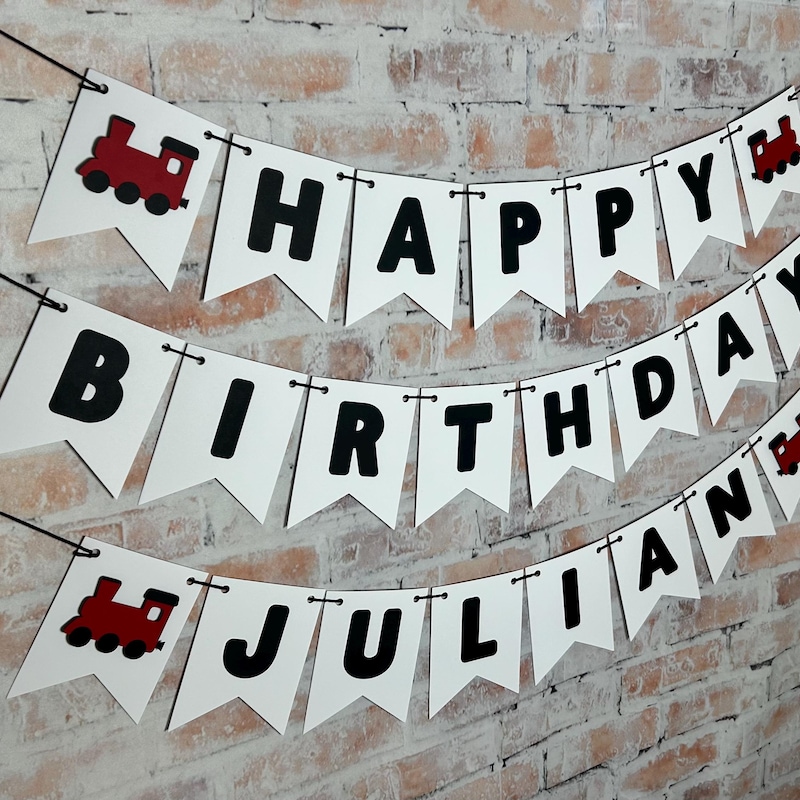 Train Banner - Etsy