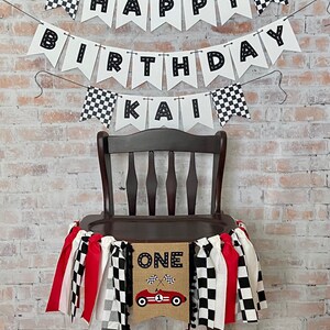 Race Car High Chair Banner. First Birthday High Chair Race Car Banner ...