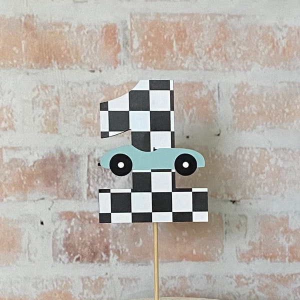Race Car Topper - Etsy
