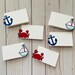 Nautical Themed Food Cards. Nautical Birthday Party. Nautical Baby ...