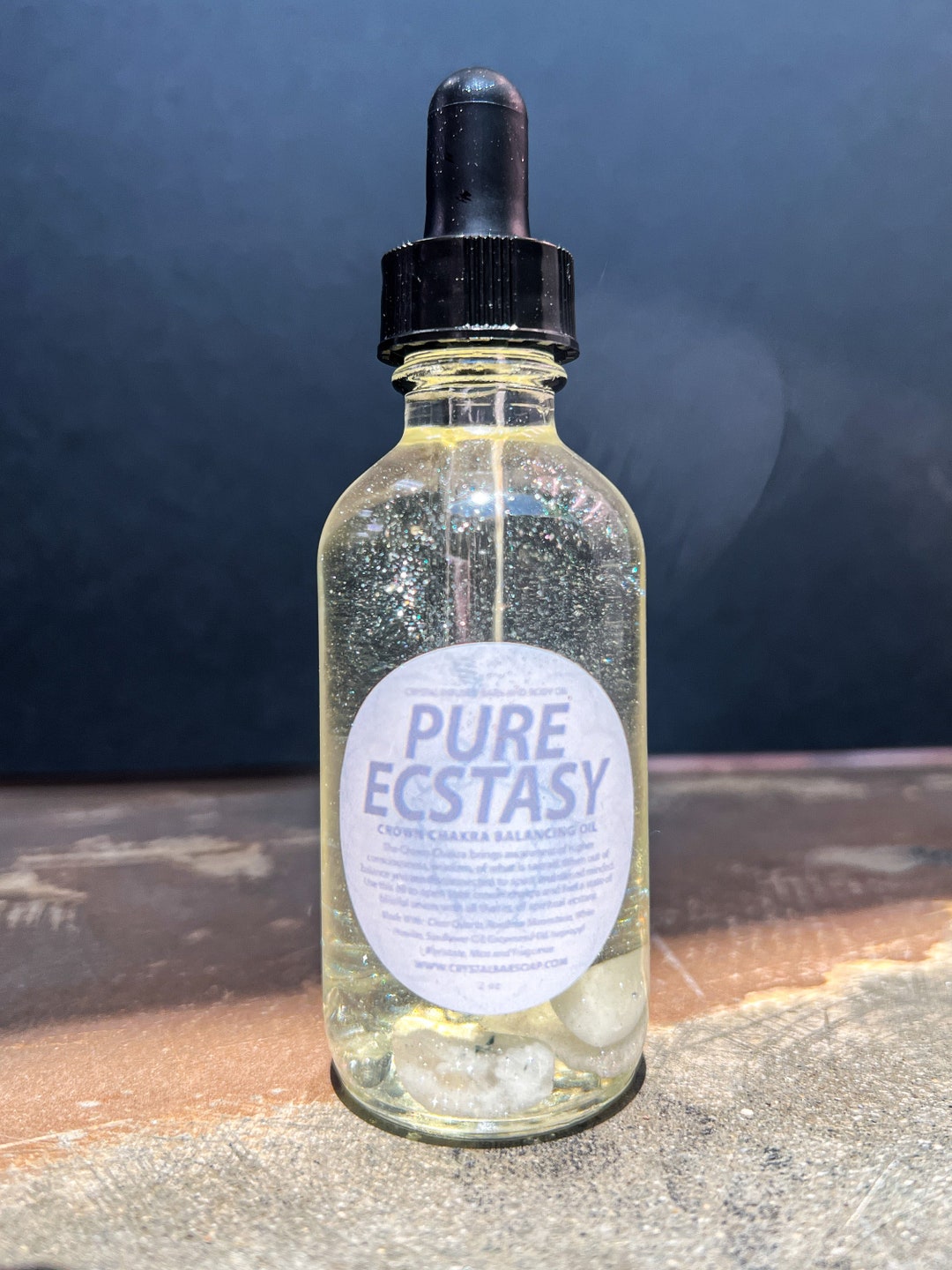 Pure Ecstasy (crown Chakra Balancing Oil) Gift for Her - Etsy