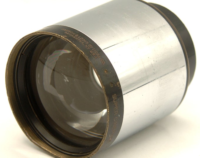 Bausch & Lomb Super Cinephor Petzval Lens, Vintage 4.75" 120mm F2.0 ...