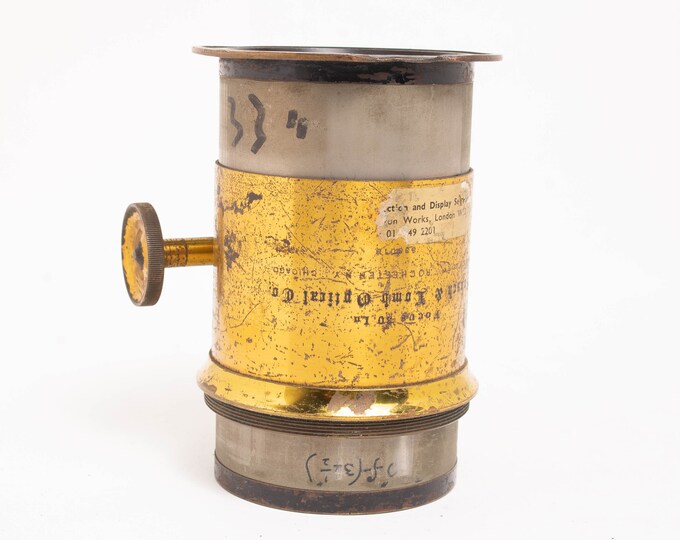 Large Vintage Brass Lens Petzval Lens 30 762mm F12 for Large Format ...