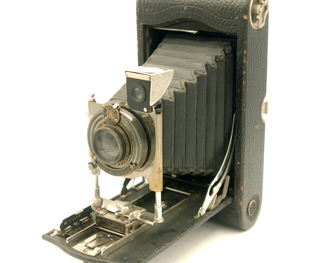 Kodak 3A Folding Pocket Model C Camera, Antique Large Folding Camera ...