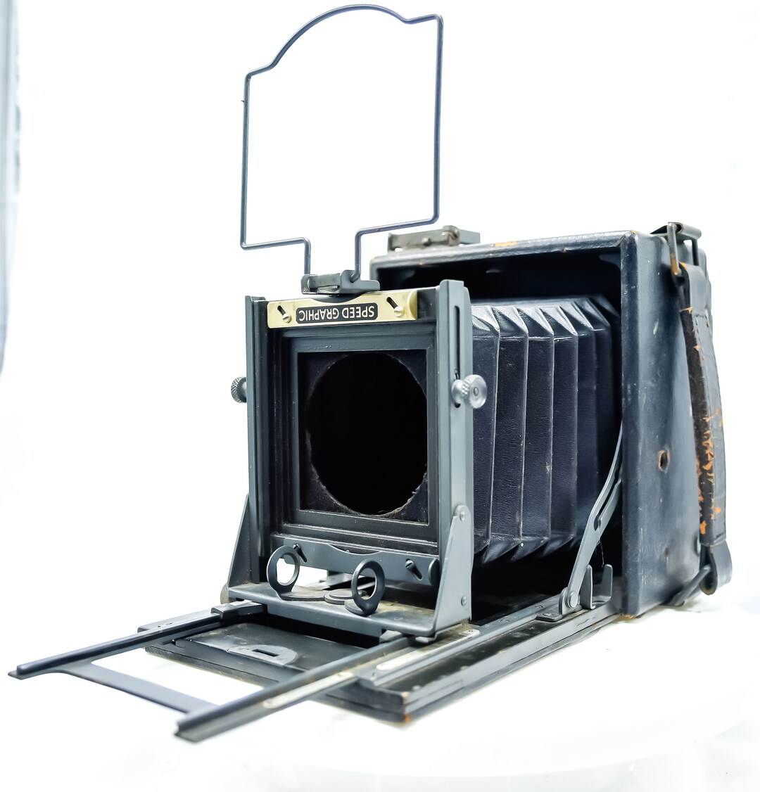Vintage Speed Graphic, WW II Camera, 3x4 Speed Graphic Camera, Large ...