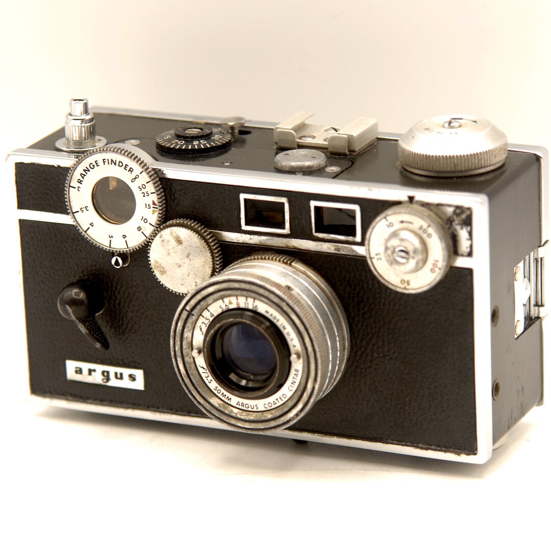 Vintage Argus C2 35mm Rangefinder Camera and Lens Antique - Etsy
