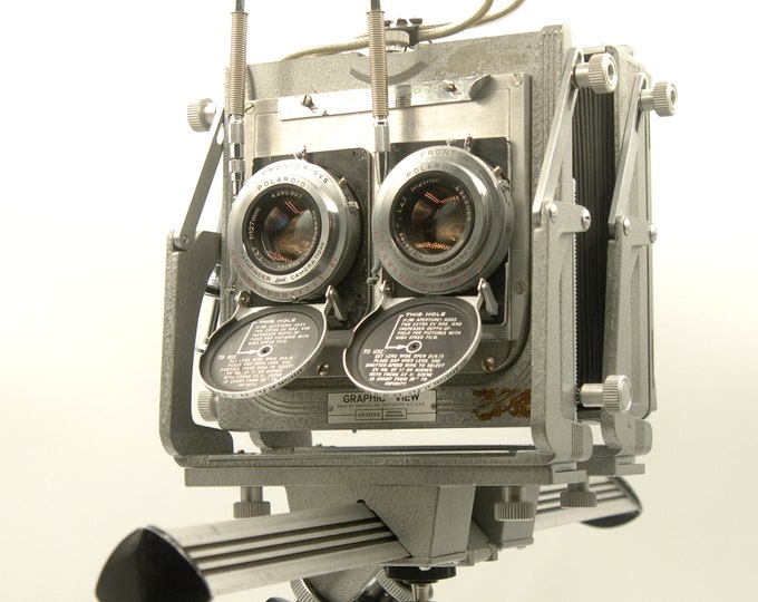 Vintage 4x5 Large Format Stereo Camera, Graphic View Stereo Camera With ...