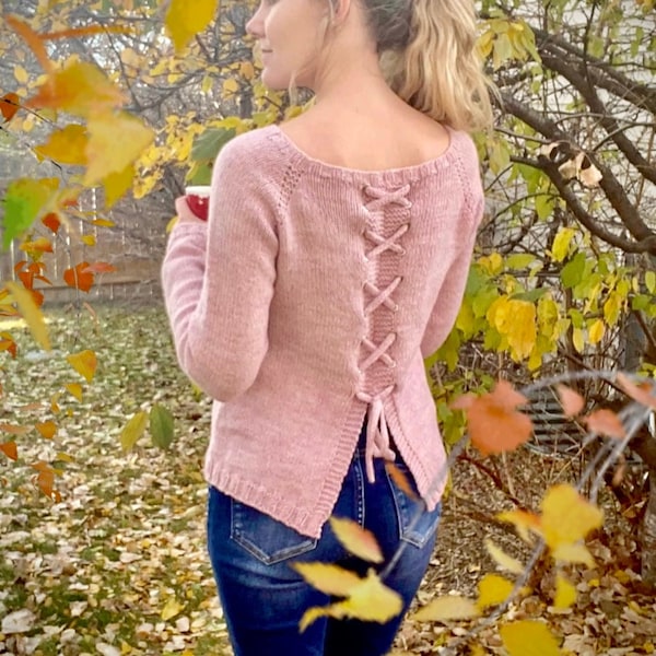 Open Back Sweater - Etsy