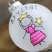 Princess Stick Figure Christmas Ornament Personalized for Free - Etsy