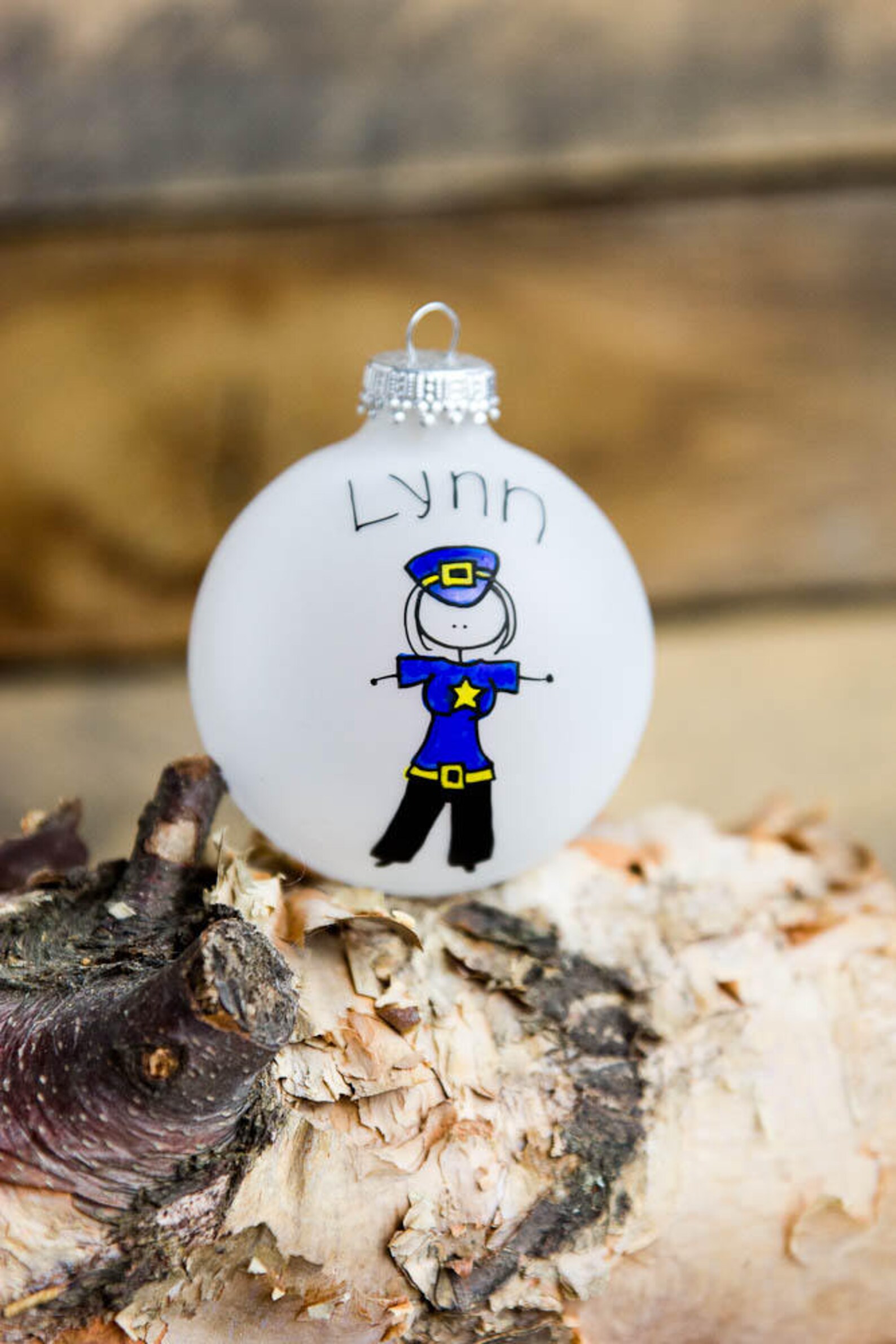 Police Officer Profession Christmas Ornament Personalized - Etsy
