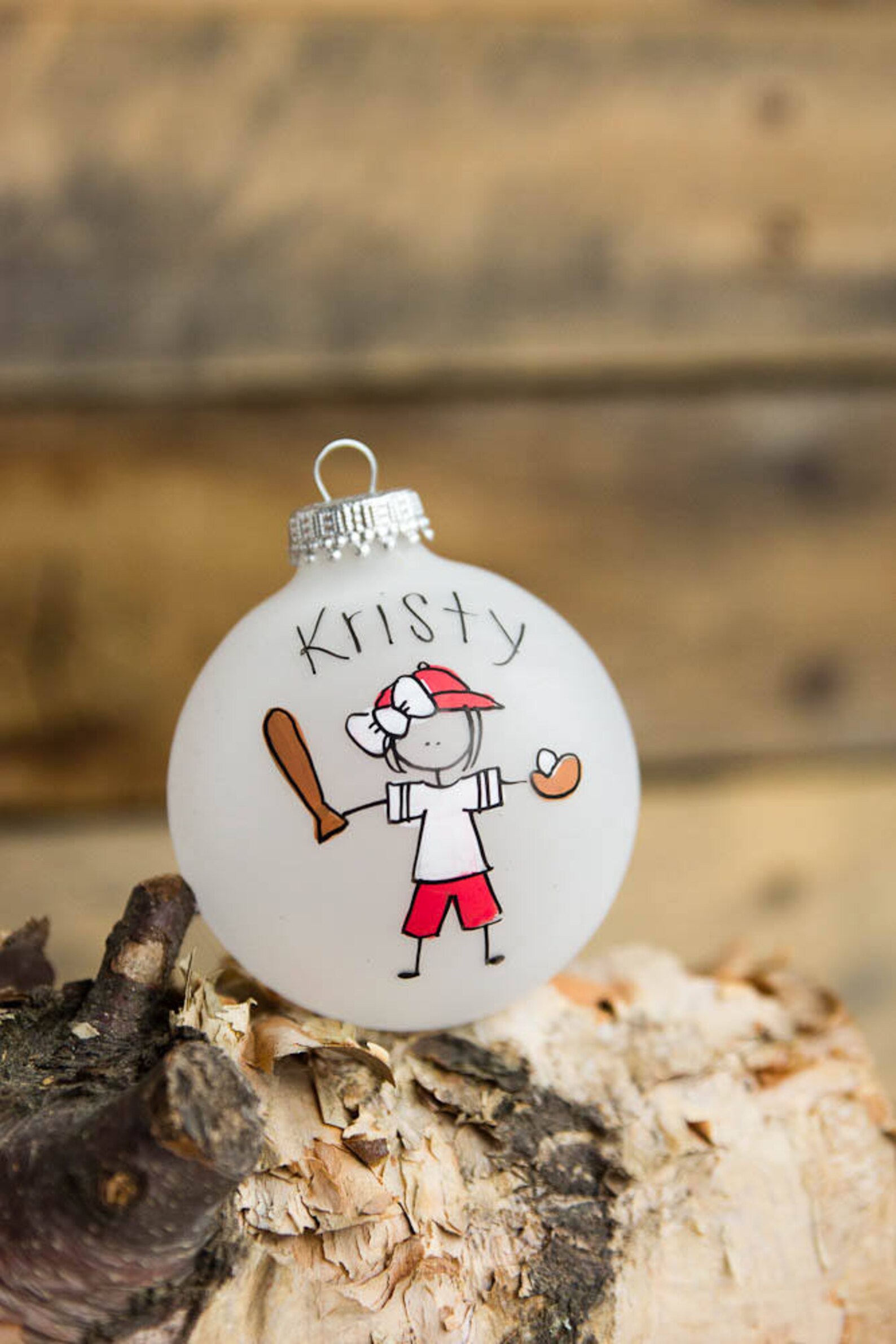 Baseball Player Christmas Ornament Personalized for Free - Etsy