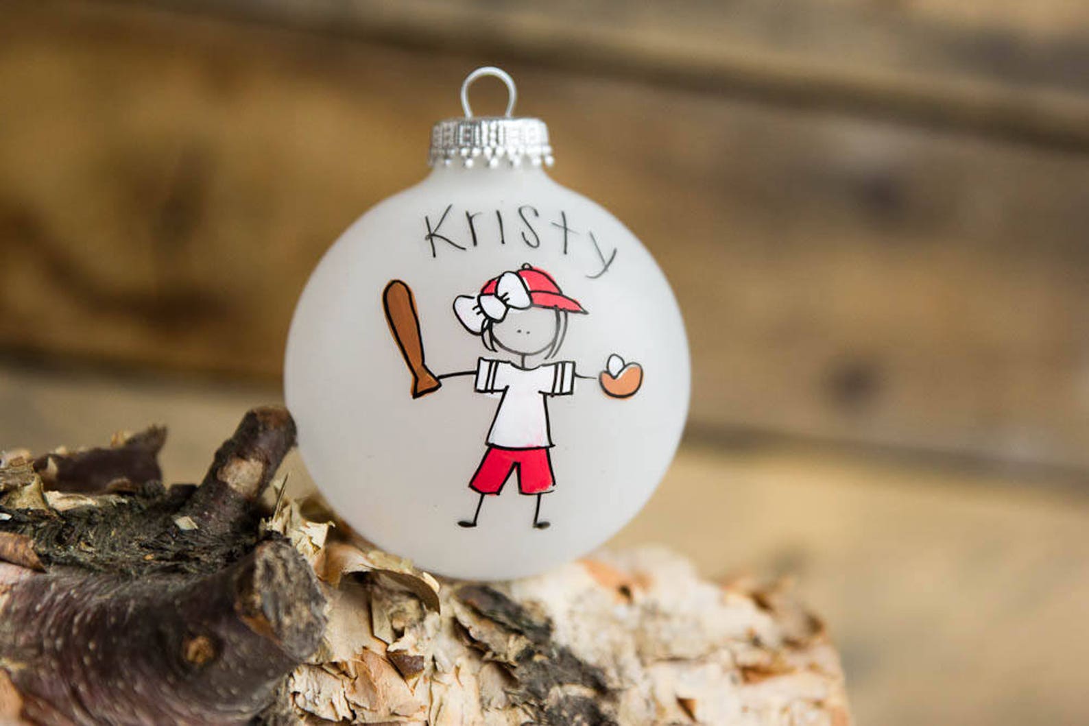 Baseball Player Christmas Ornament Personalized for Free - Etsy