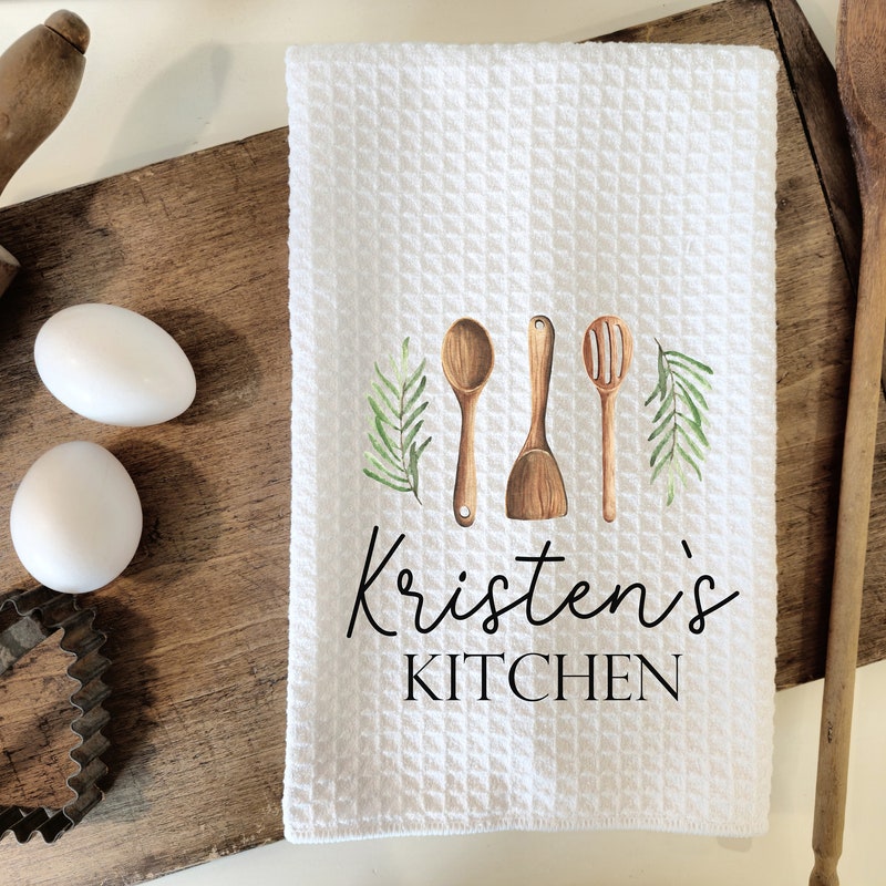 Personalized Kitchen Towels - Etsy