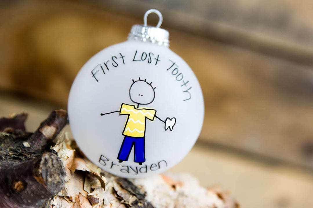 First Lost Tooth Christmas Ornament - Personalized for Free - Etsy