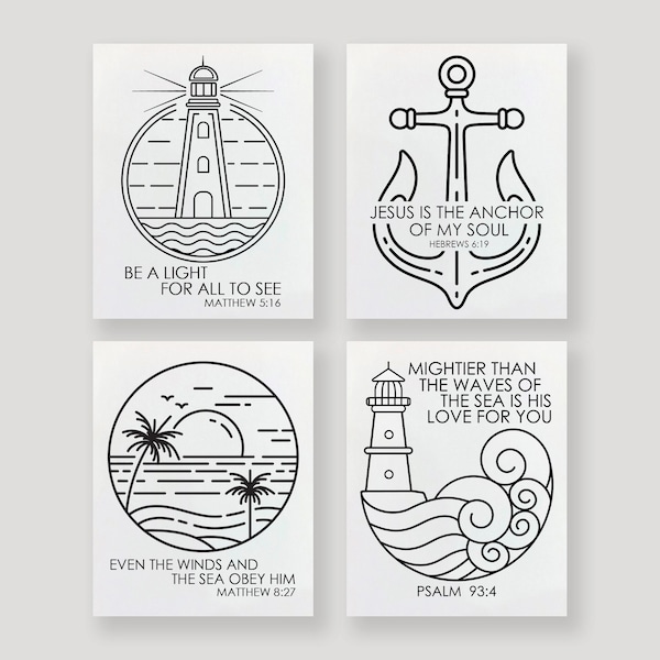 Nautical Bible Verse - Etsy