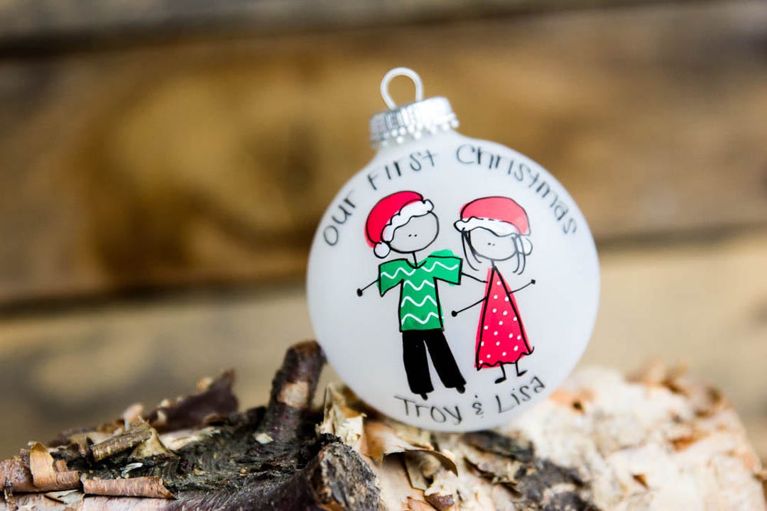 Our First Christmas - Couple Ornament - Personalized for Free - Etsy