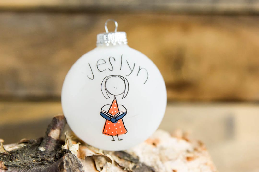 Librarian/bookworm - Christmas Ornament - Personalized for Free - Etsy