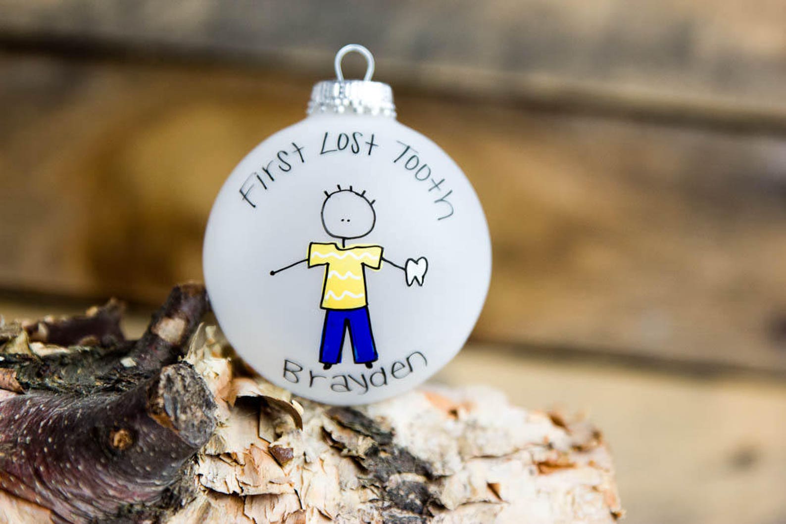 First Lost Tooth Christmas Ornament Personalized for Free | Etsy