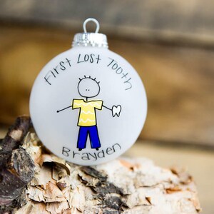 First Lost Tooth Christmas Ornament - Personalized for Free - Etsy