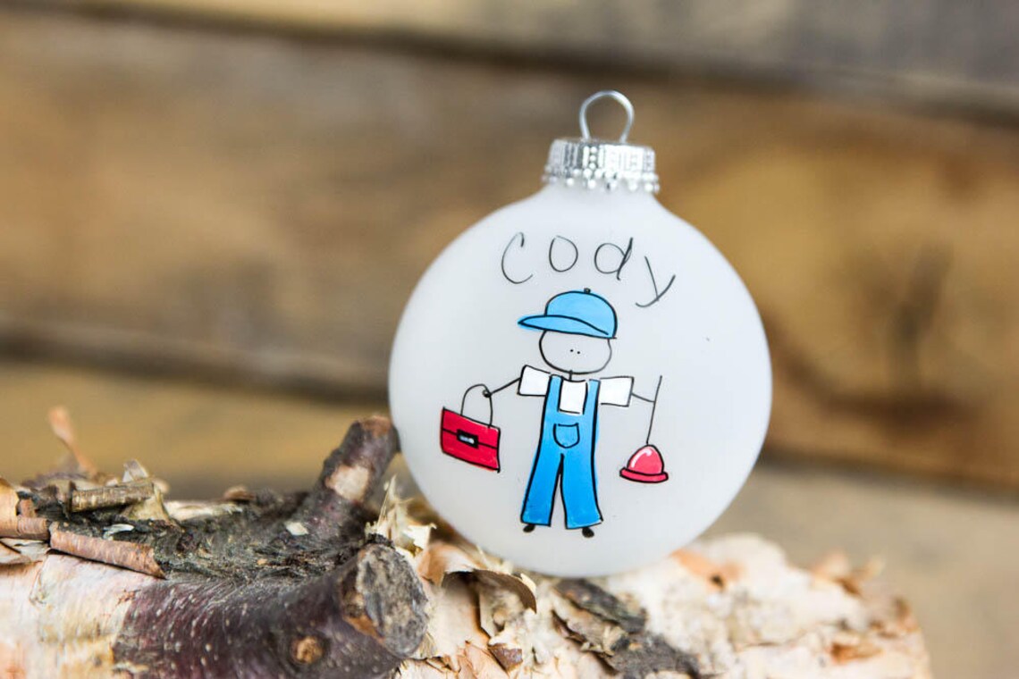 Plumber Profession/job Christmas Ornament Personalized for | Etsy