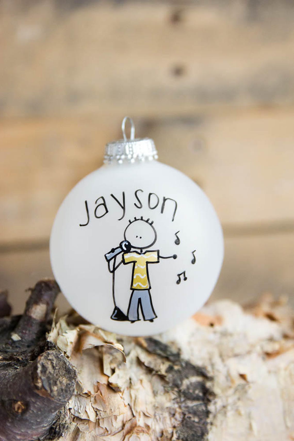 Singer Christmas Ornament Personalized for Free - Etsy