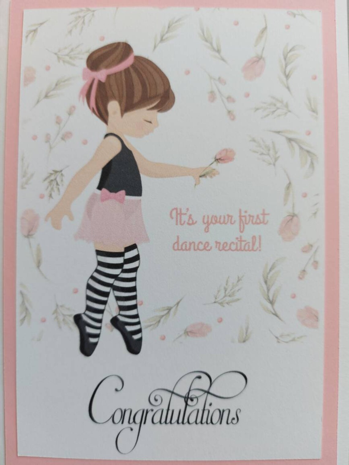 Congratulation on Your First Recital Dancing Recognition | Etsy