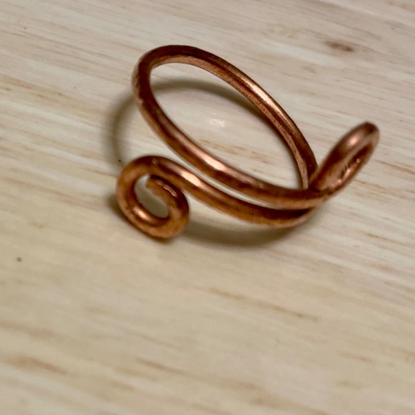 Copper Wire Ring - Etsy