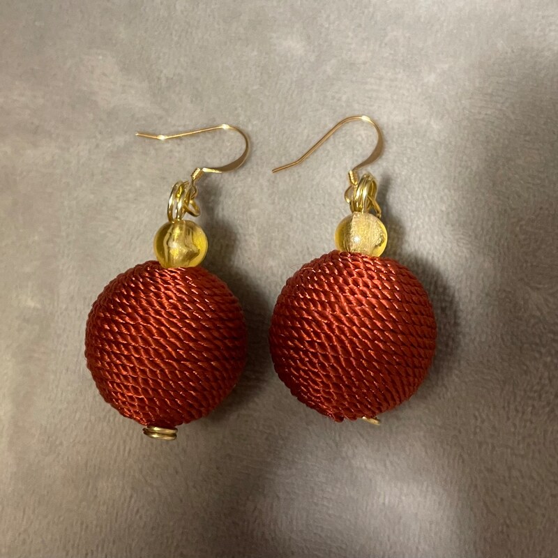 Large Ball Earrings - Etsy