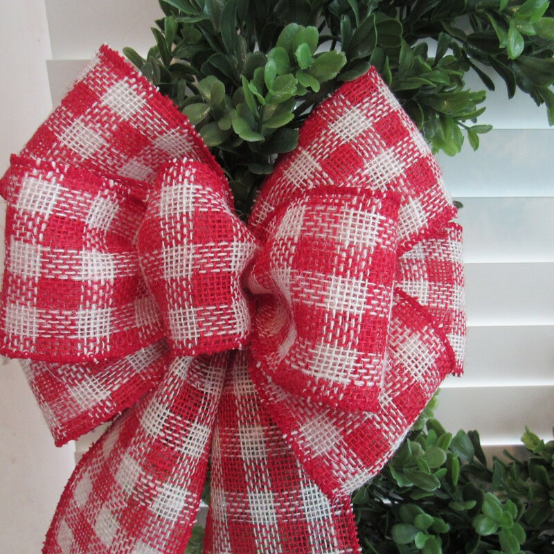 Red Buffalo Check - Etsy