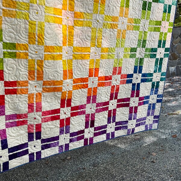 Geometric Quilt - Etsy