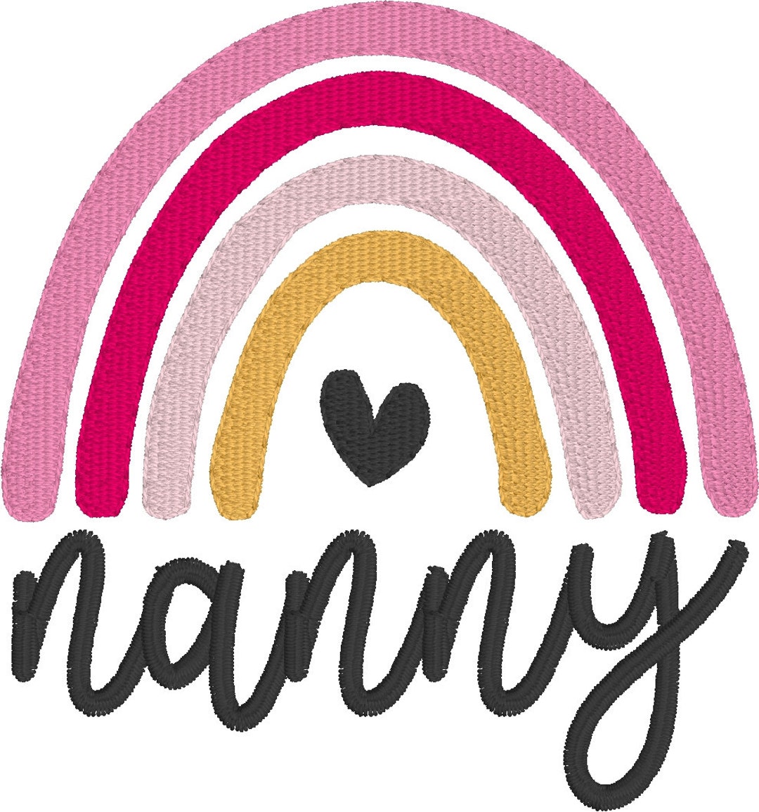 Mama Rainbow Mom Love - Instant Download Machine Embroidery Design - Etsy