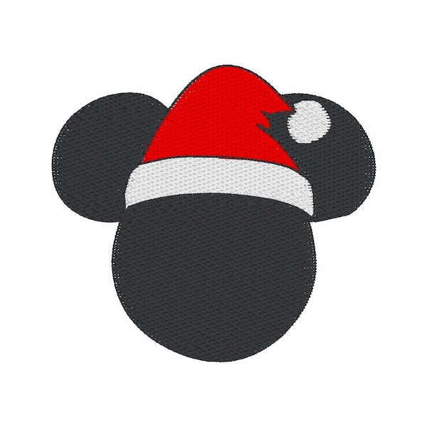 Mickey Santa Embroidery - Etsy