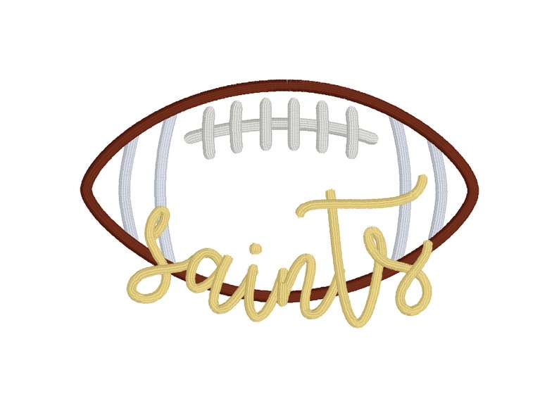 Go Saints Applique Game Day Saints Football Nola Love- Instant Download ...