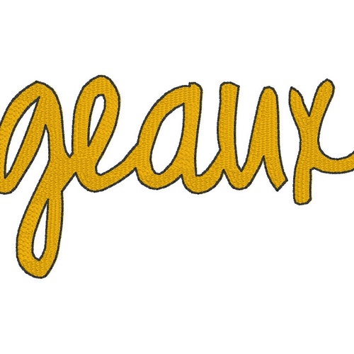Geaux Script Louisiana State Instant Download Machine - Etsy