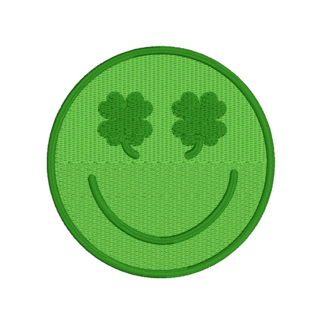 Clover Smiley Face St. Patrick's Day Instant Download Machine ...
