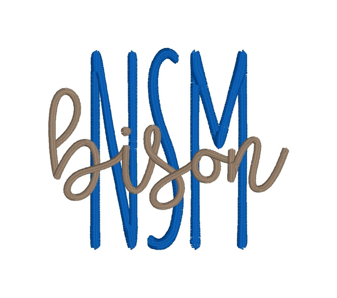 NSM Bison Football Love- Instant Download Machine Embroidery Design - Etsy