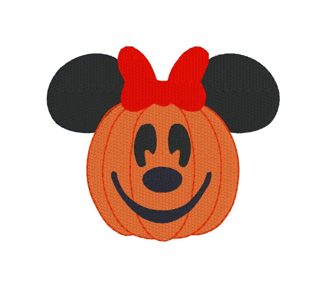 Minnie Jack-o-lantern Halloween- Instant Download Machine Embroidery ...