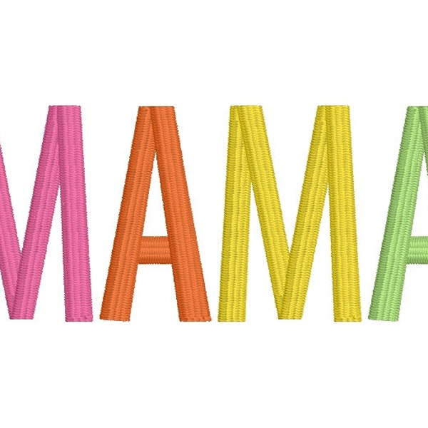 Mama Embroidery File - Etsy