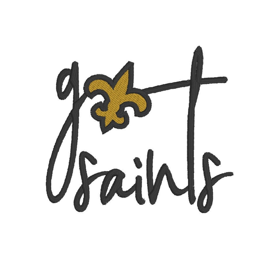 Go Saints Game Day Saints Football Nola Love- Instant Download Machine ...
