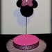 Minnie Mouse Pink Leopard Inspired Cakepop / Lollipop Stand Display ...