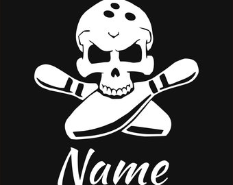 Skull Bowling Svg - Etsy