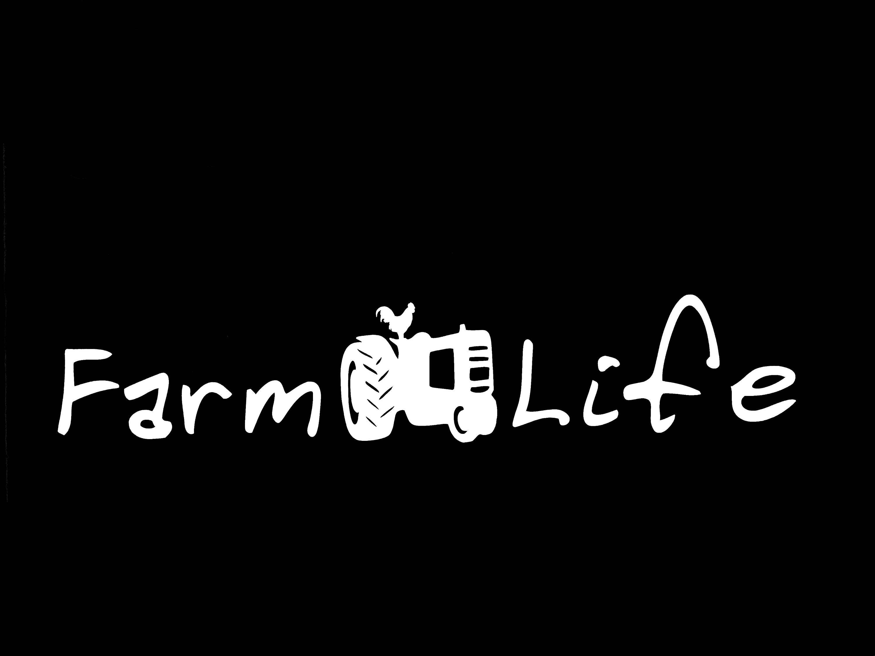 Farm Life W/ Tractor Vehicle Window Decal/sticker Choose a | Etsy
