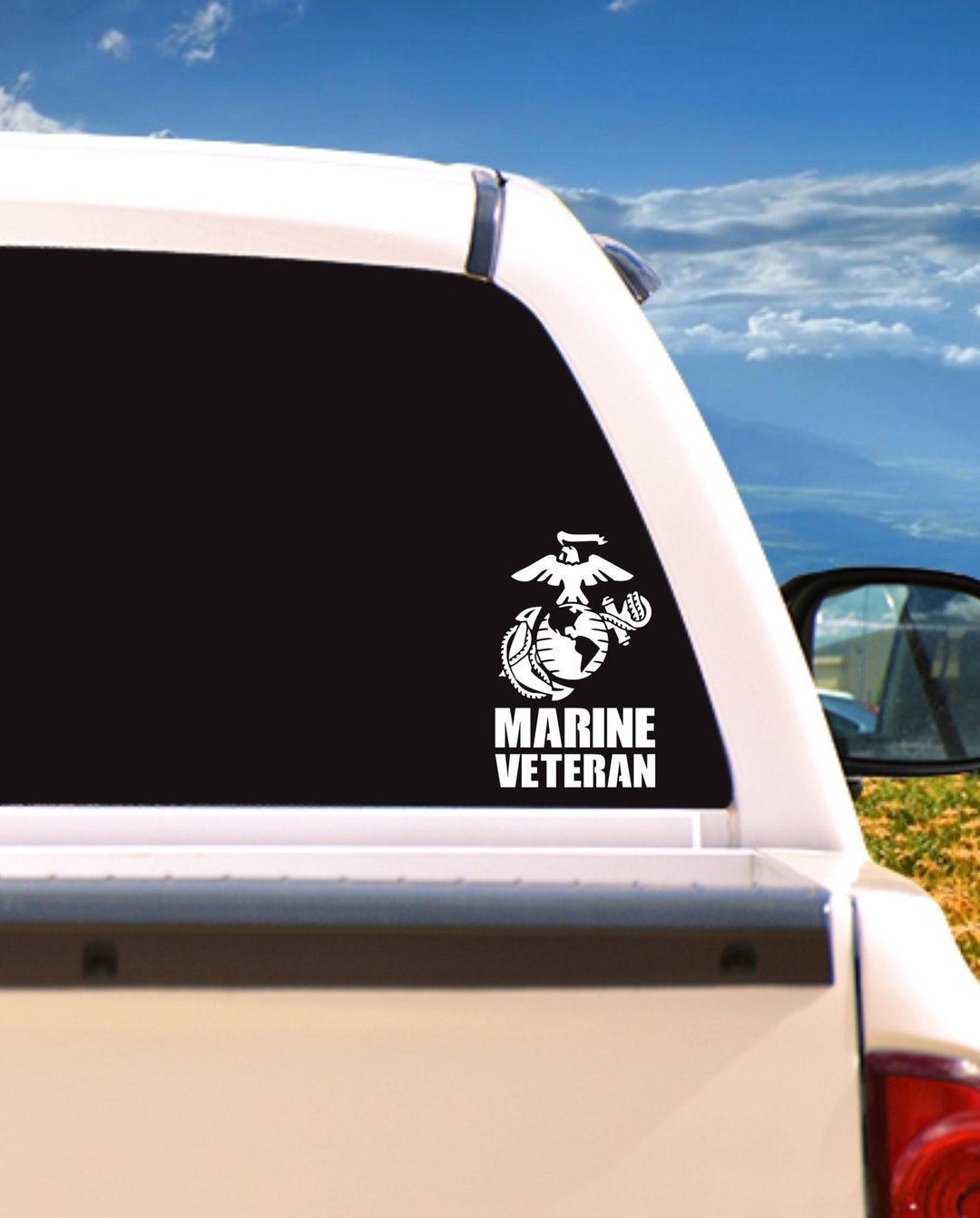 USMC, Marine Corps Veteran Car Truck Laptop Window Decal/sticker ...